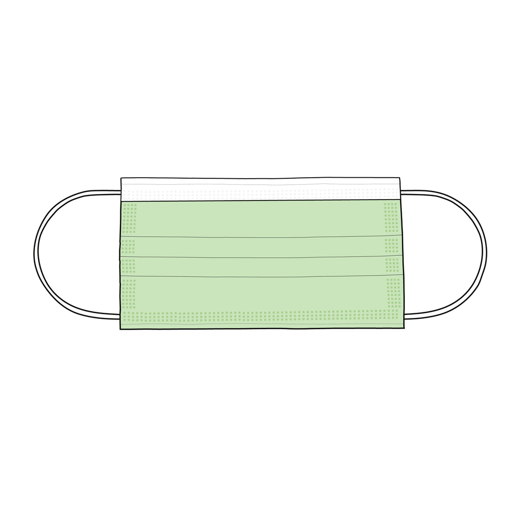 Surgical Masks - Mockup and Template - 6 Angles, 1 Style, Layered, Det ...